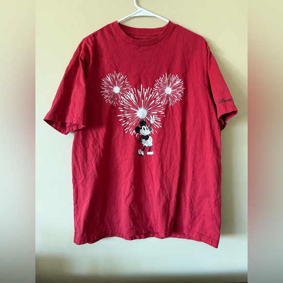 Disney | Shirts | Disney X American Eagle Collab Red Mickey Mouse ...